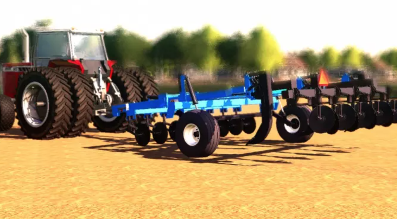 DMI 5 shank ripper V1.0 Mod - Farming Simulator 2022 / 19 mod