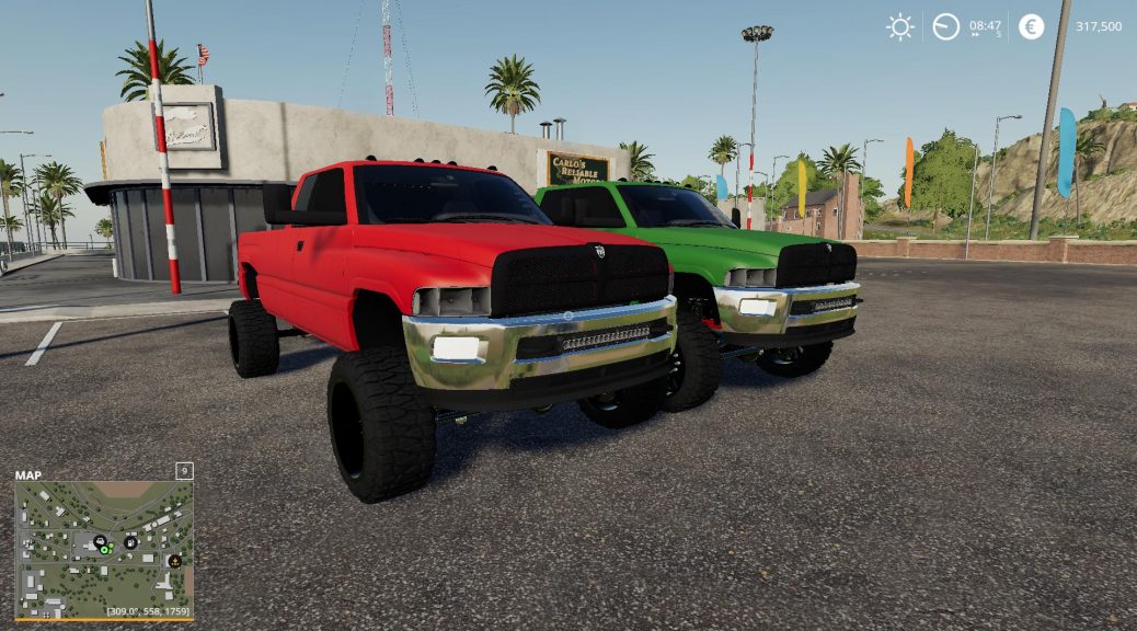 Dodge Extended Cab Second Gen 24V v1.0 Mod - Farming Simulator 2022 / ...