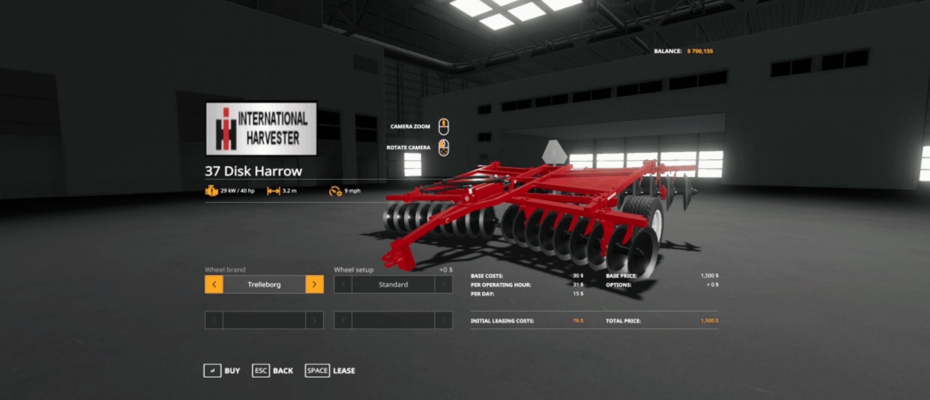 IHC 37 Disk Harrow V2.0 Mod - Farming Simulator 2022 / 19 mod