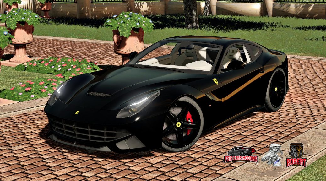 Ferrari F12 Berlinetta 2014 v1.0 Mod - Farming Simulator 2022 / 19 mod