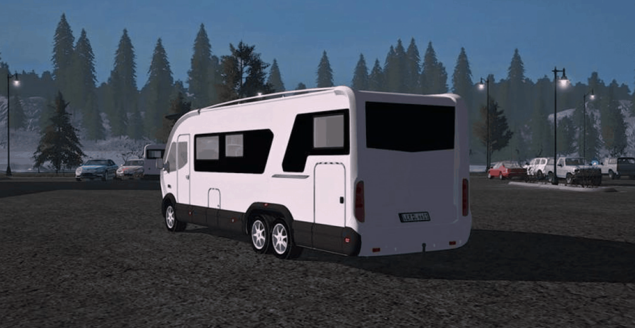 The Ultimate Ford Camper V1.0 Mod - Farming Simulator 2022 / 19 mod