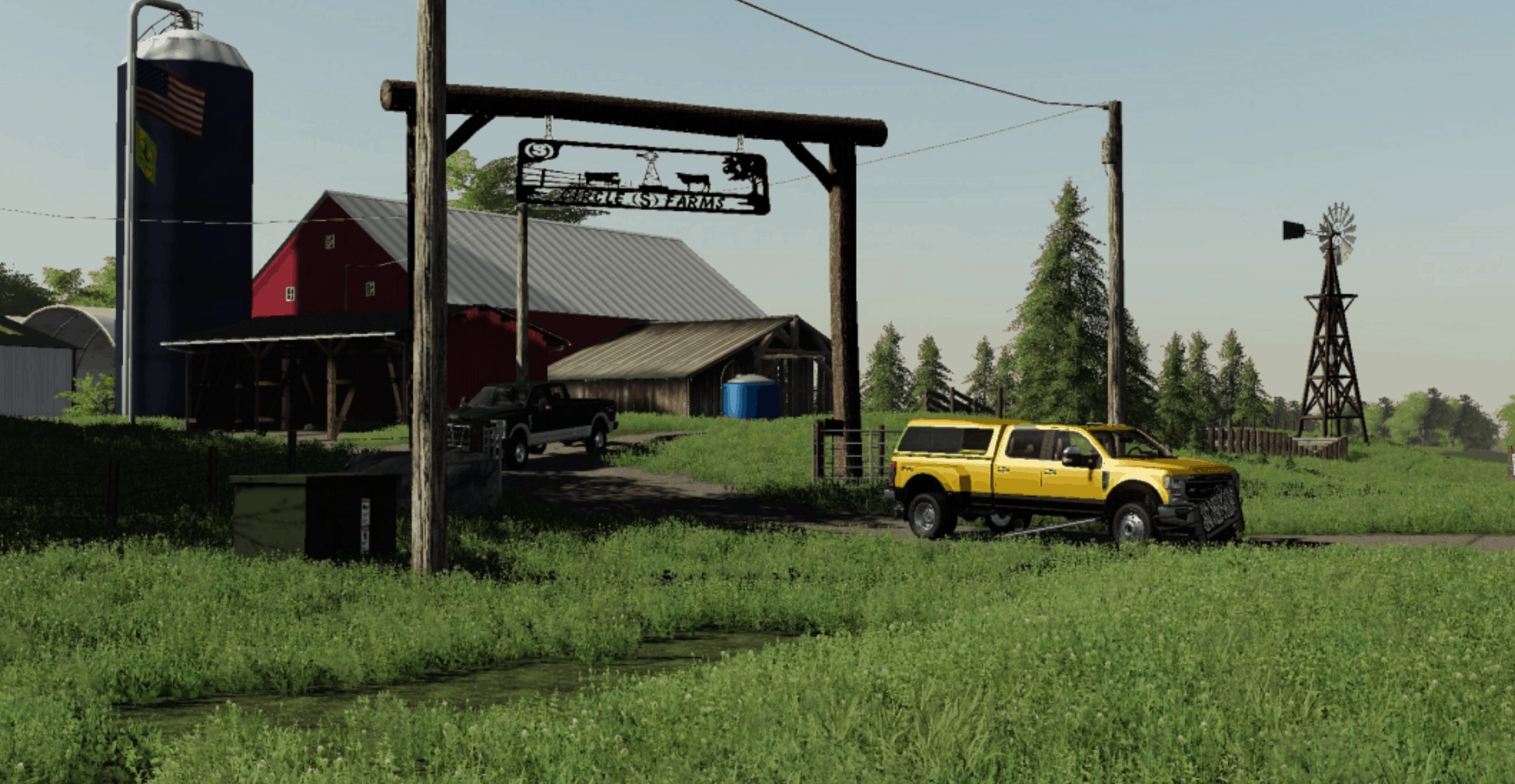 Copart 2020 ford fseries Mod - Farming Simulator 2022 / 19 mod