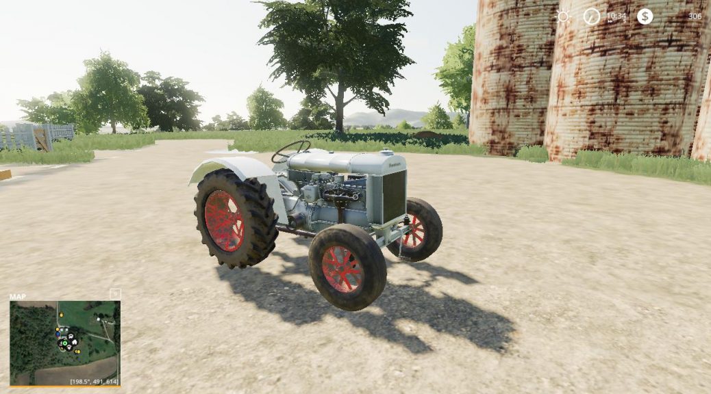 Fordson F rubber v1.0 Tractor - Farming Simulator 2022 / 19 mod
