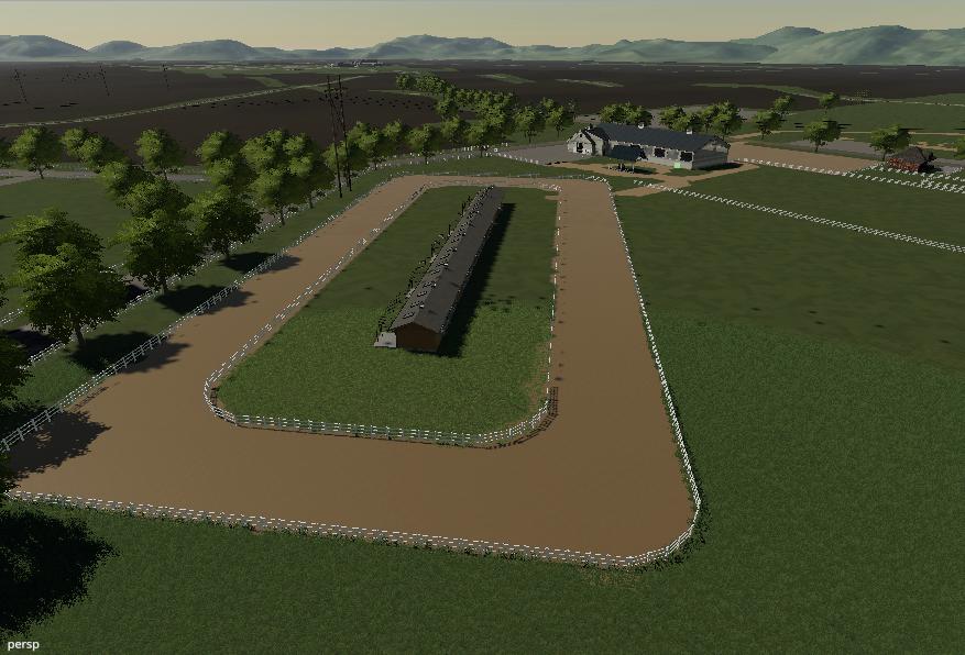 Horse Race Track v1.0 Mod - Farming Simulator 2022 / 19 mod