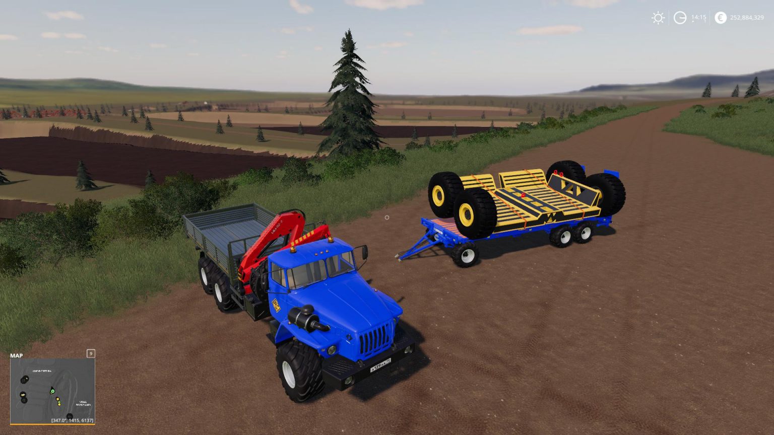 Komatsu Mining Pack V1.0 Mod - Farming Simulator 2022 / 19 mod