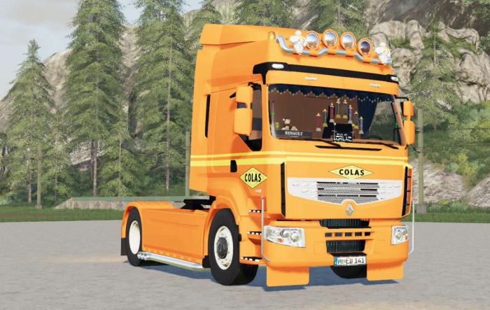 Renault Premium Colas V2.0 Truck - Farming Simulator 2022 / 19 mod