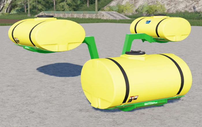 Frame Mounted Helicopter Tanks Low profile Mod - Farming Simulator 2022 ...