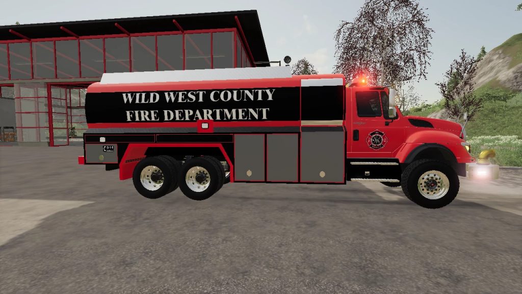 American fire truck v2.0 Truck - Farming Simulator 2022 / 19 mod