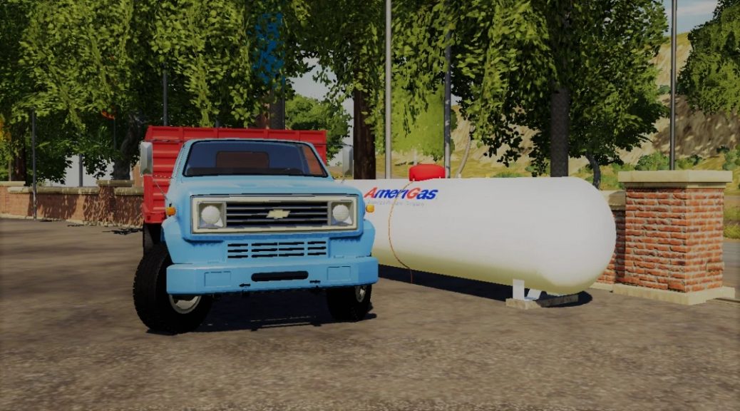 Placeable Propane Tank v1.0 FS 19 - Farming Simulator 2022 / 19 mod