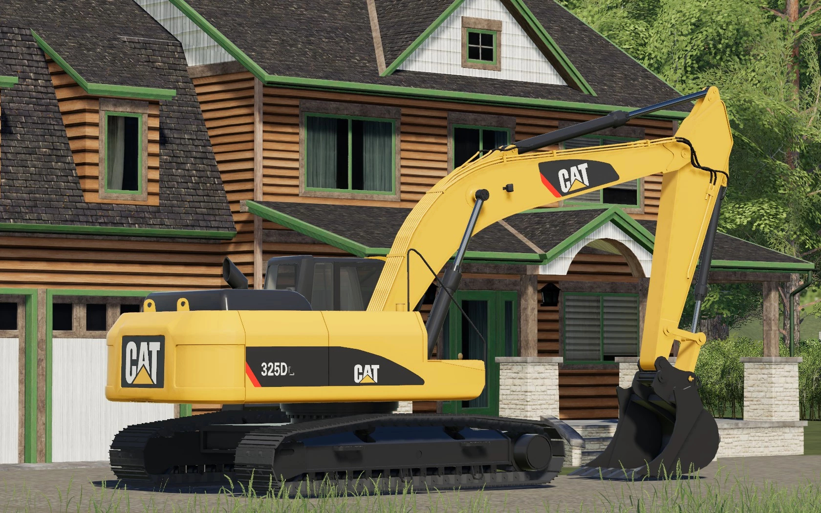 JCB 220X V1.0 Mod - Farming Simulator 2022 / 19 mod