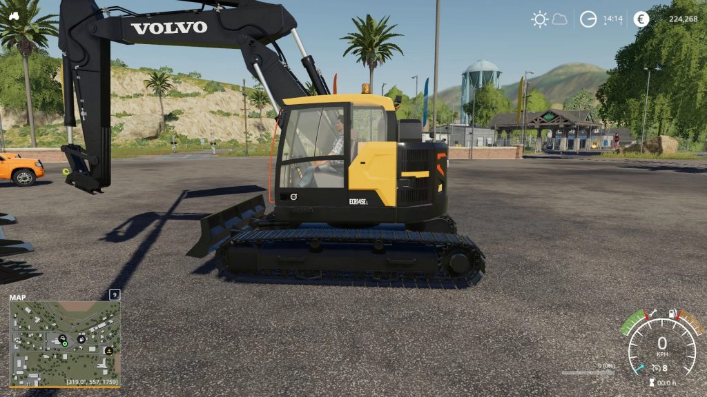 Volvo ECR145 v1.0 Mod - Farming Simulator 2022 / 19 mod