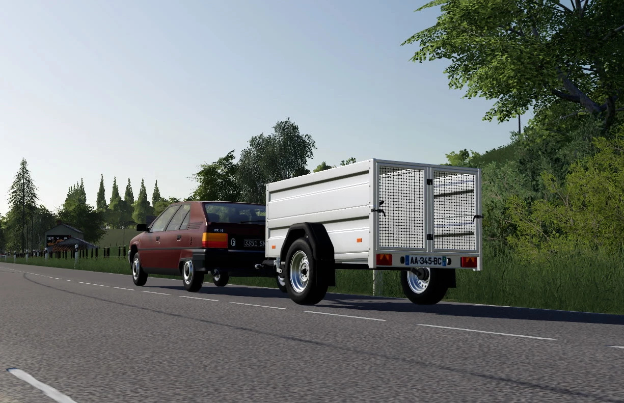 Dog Transport Trailer v1.0 Mod - Farming Simulator 2022 / 19 mod
