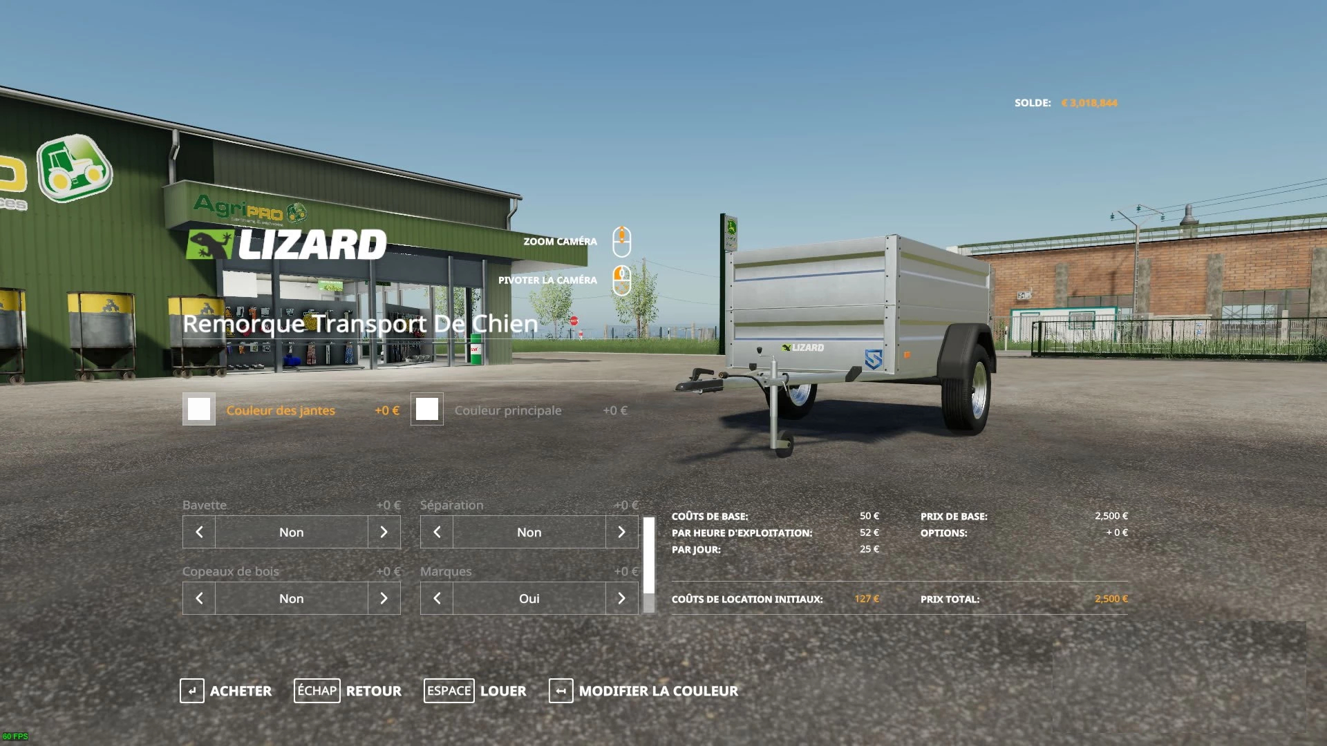 Dog Transport Trailer v1.1 FS 19 - Farming Simulator 2022 / 19 mod