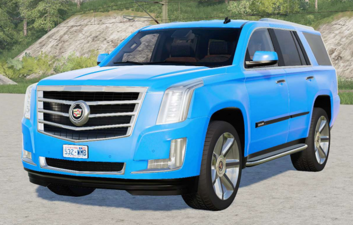 Cadillac Escalade (GMTK2XL) 2015 Mod - Farming Simulator 2022 / 19 mod