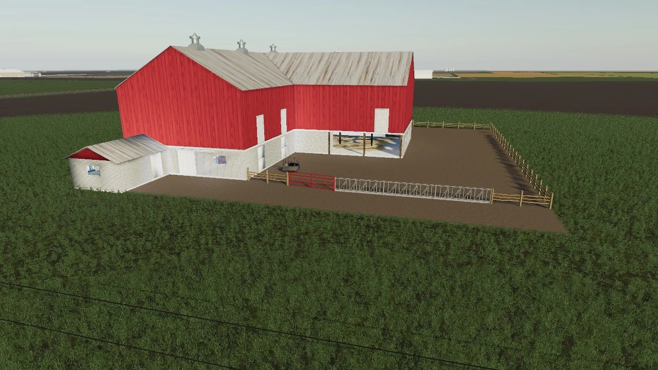 Greenawalt Dairy Barn v1.0 Object - Farming Simulator 2022 / 19 mod