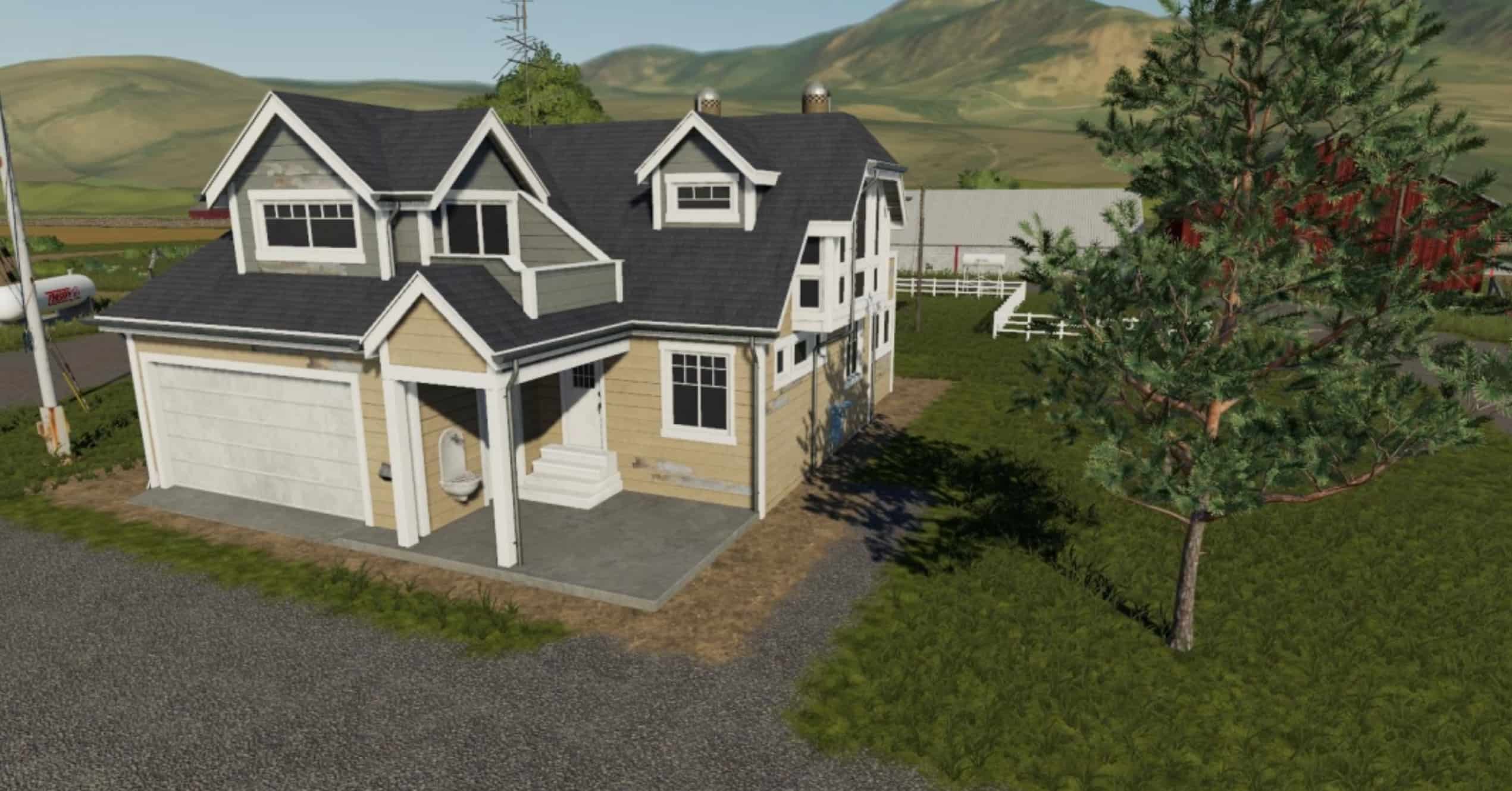 Farmhouse Building - Farming Simulator 2022 / 19 mod