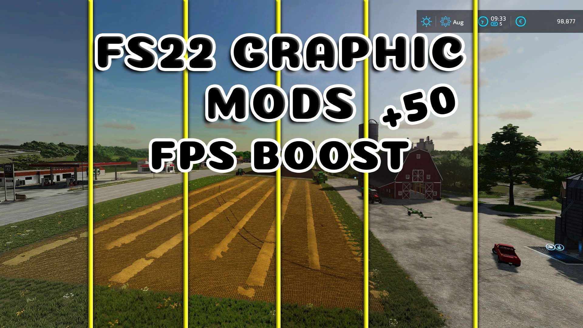 GRAPHIC MOD AND FPS BOOST V3.0 for FS22 - Farming Simulator 2022 / 19 mod