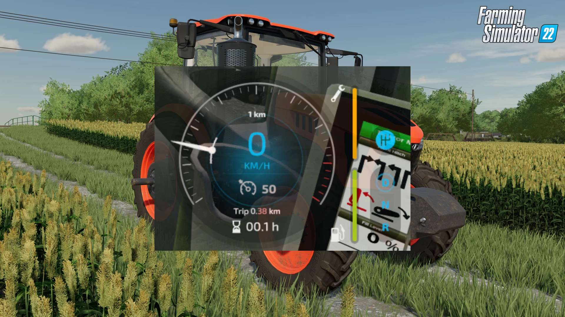 Drive distance counter v1.0.0.0 for FS22 - Farming Simulator 2022 / 19 mod