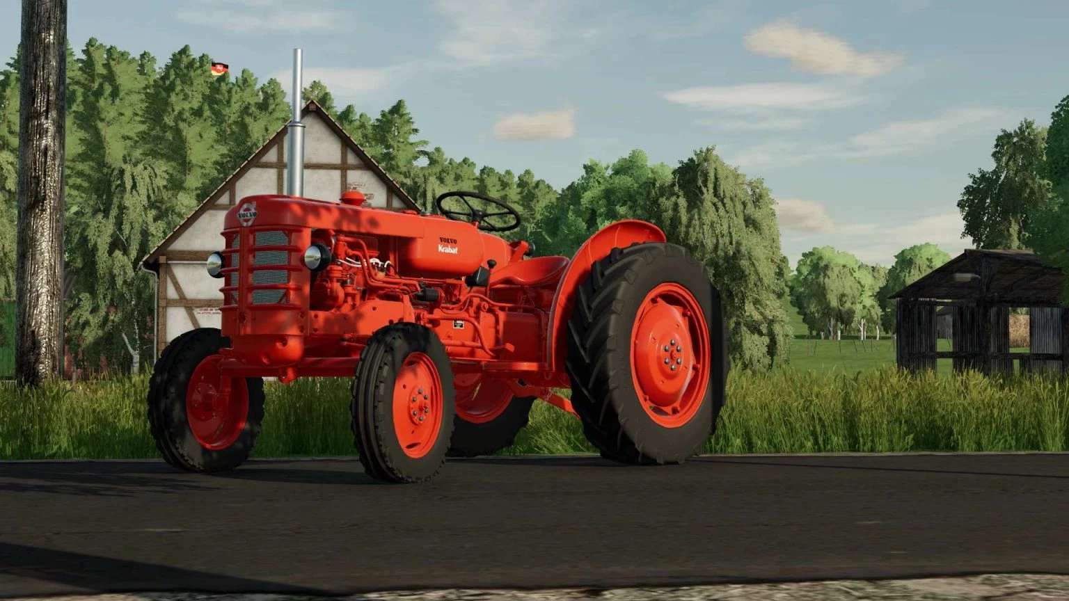 Volvo Old Classic Tractor v1.0.0.0 Mod - Farming Simulator 2022 / 19 mod