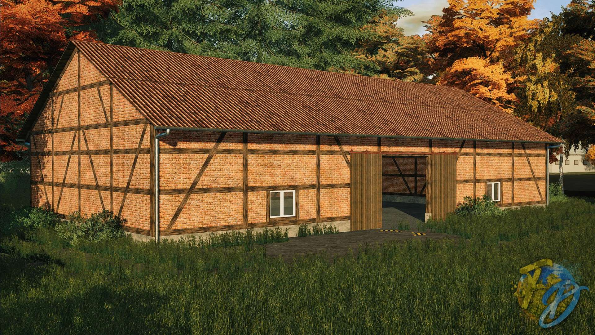 Half Timbered barn with ball storage Farming Dud’s Edition v1.0.0.0 Mod ...