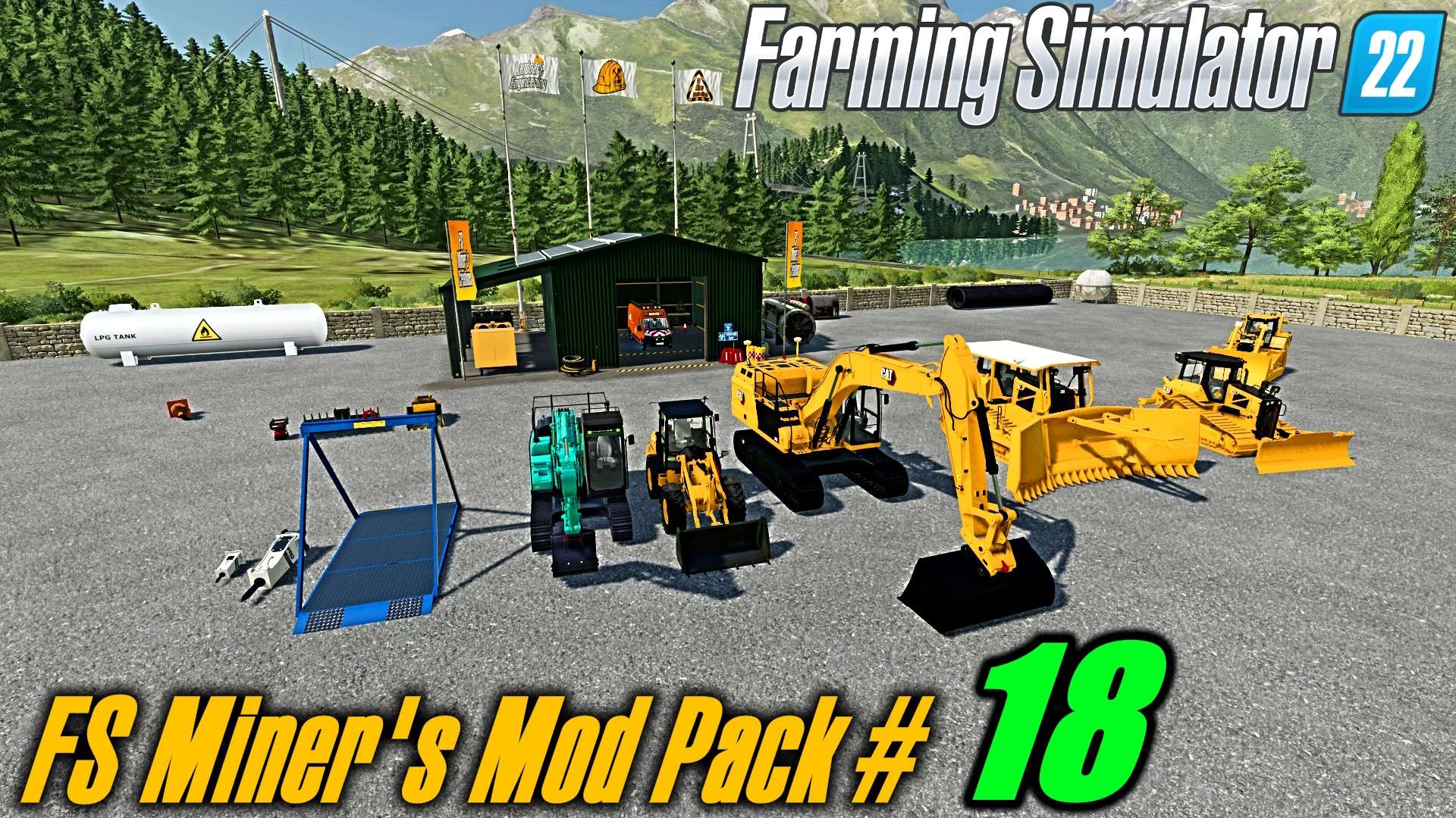 FS Miner's Mod Pack July-2023 LS 22 - Farming Simulator 2022 / 19 mod