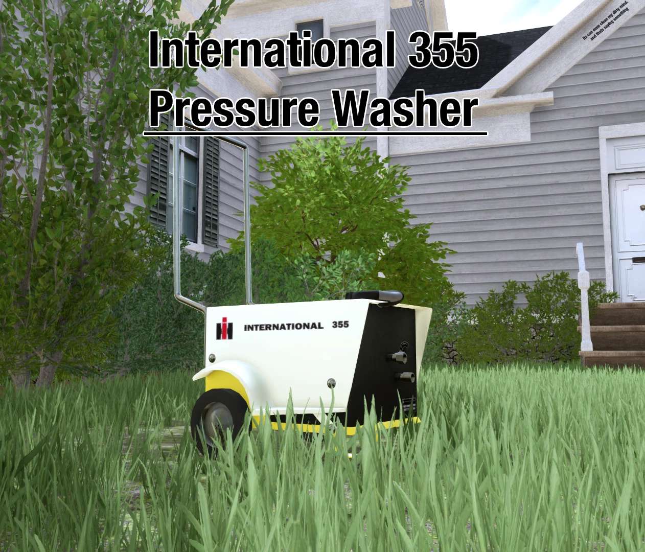 International 355 Pressure Washer v1.0.0.0 for FS22 - Farming Simulator ...