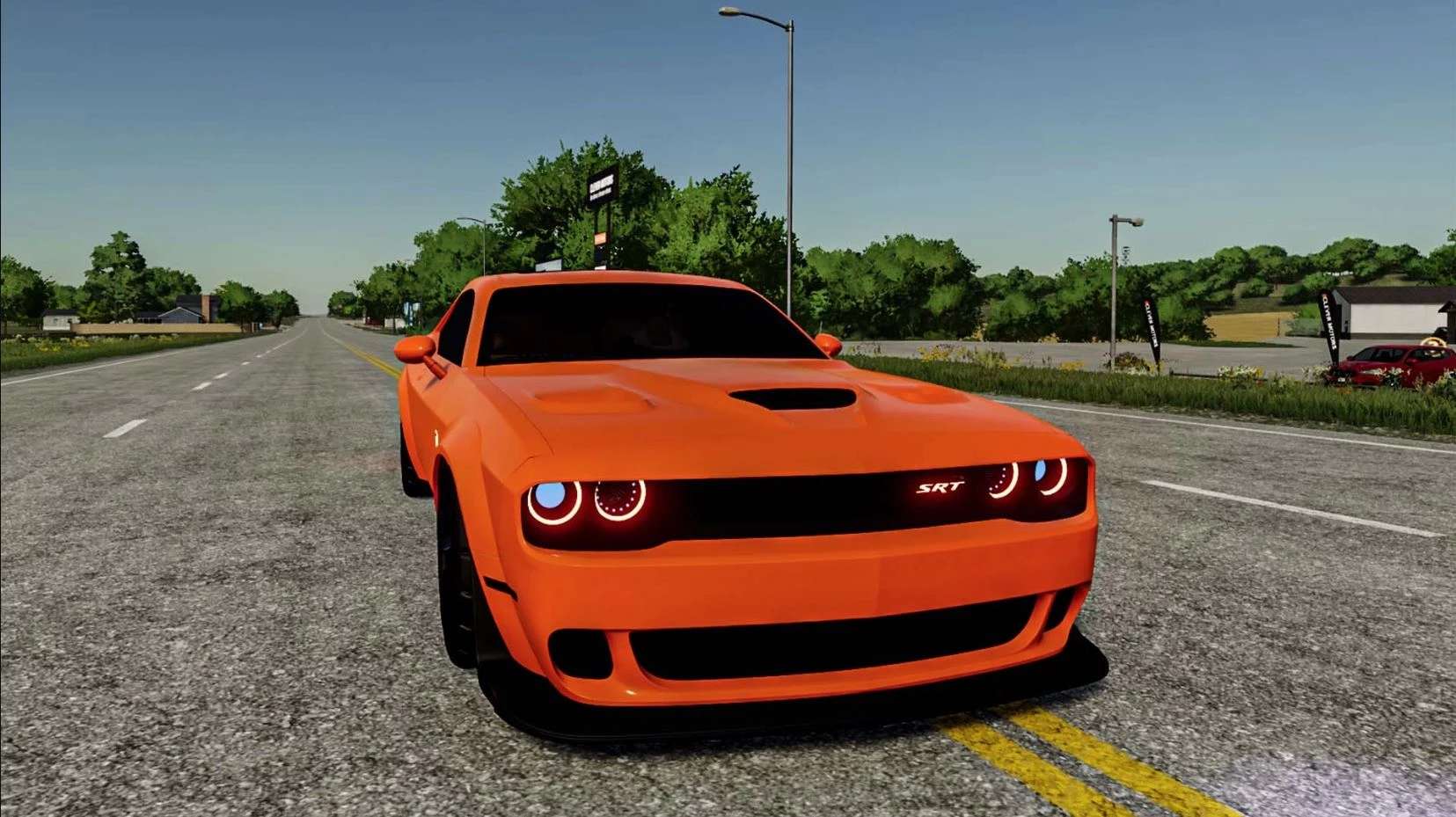 Dodge Challenger Hellcat v1.1.0.0 Car - Farming Simulator 2022 / 19 mod