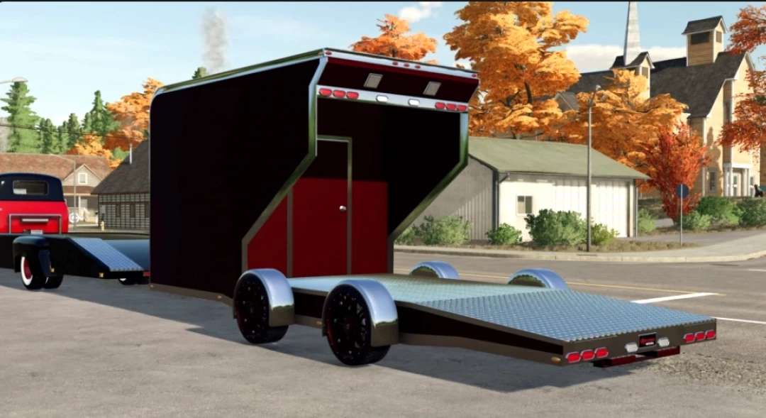 Race Car hauler v1.0.0.0 Mod - Farming Simulator 2022 / 19 mod