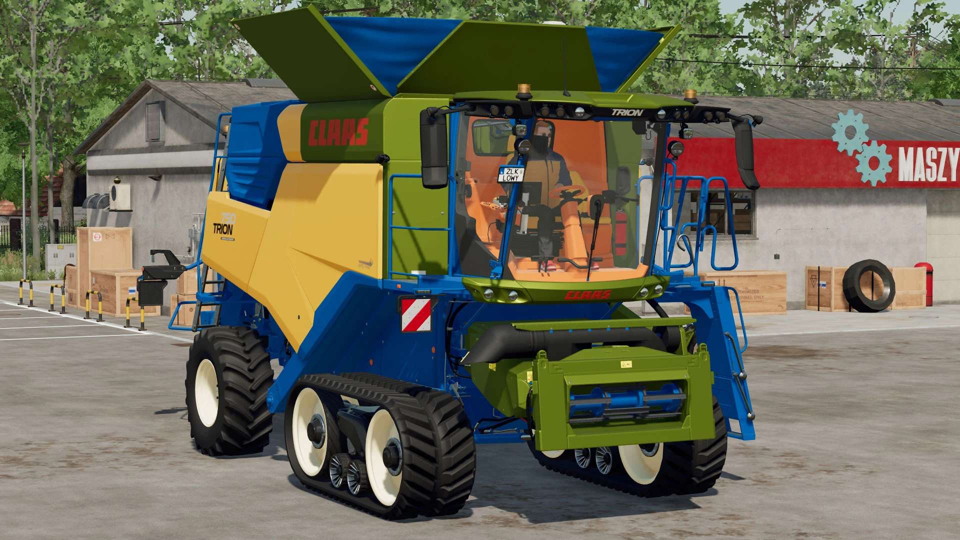 Claas Trion 720/750 v1.0.0.0 Combine - Farming Simulator 2022 / 19 mod