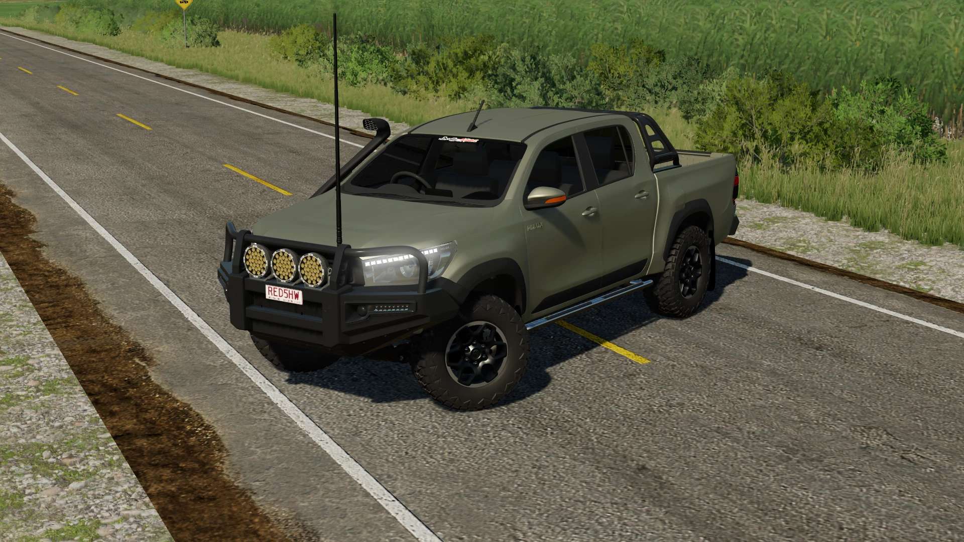 2020 Toyota Hilux Rugged v1.0.0.0 Car - Farming Simulator 2022 / 19 mod