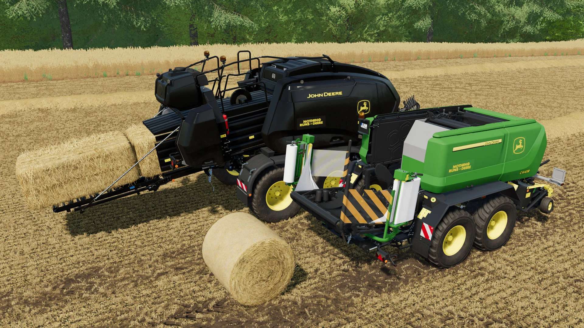 John Deere L 624 & C441 R Balers v1.0.0.0 Mod - Farming Simulator 2022 ...