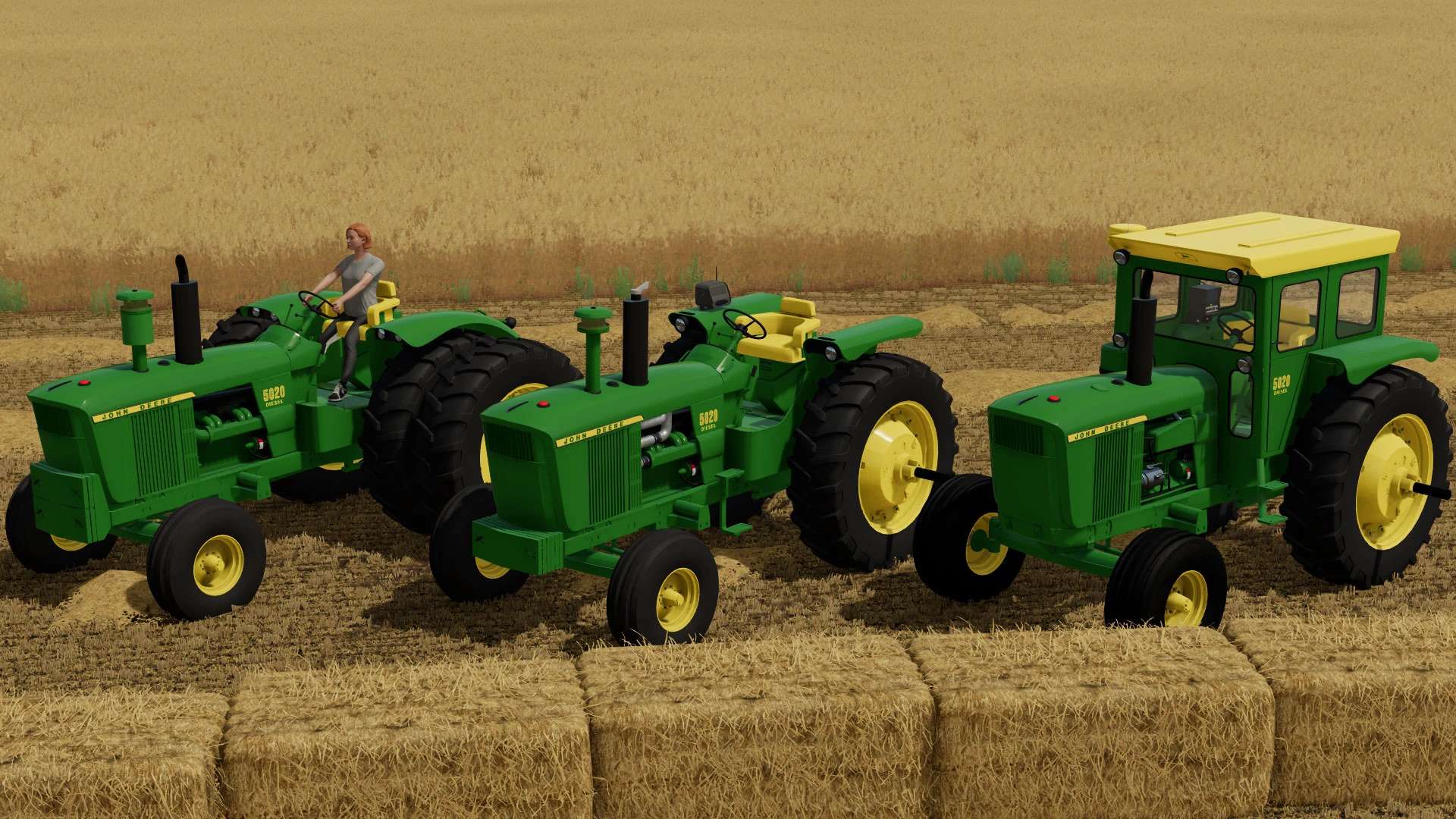 John Deere 5020 Tractors Pack v1.0.0.0 Mod - Farming Simulator 2022 / ...
