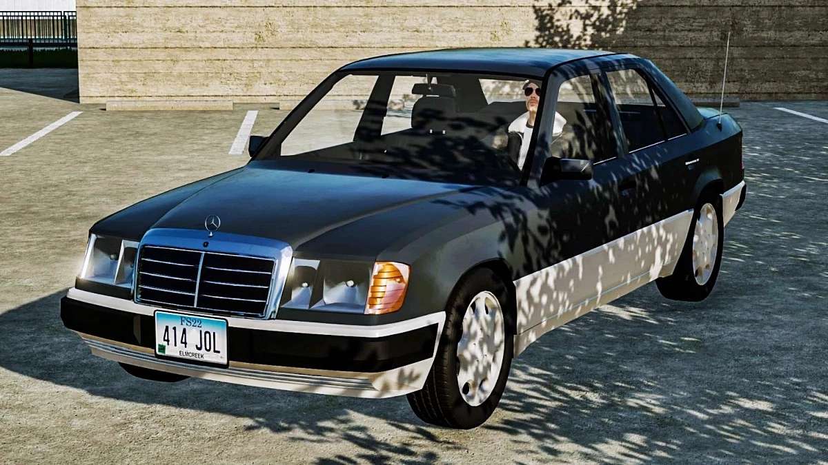 Mercedes Benz W124 v1.0.0.0 Mod - Farming Simulator 2022 / 19 mod