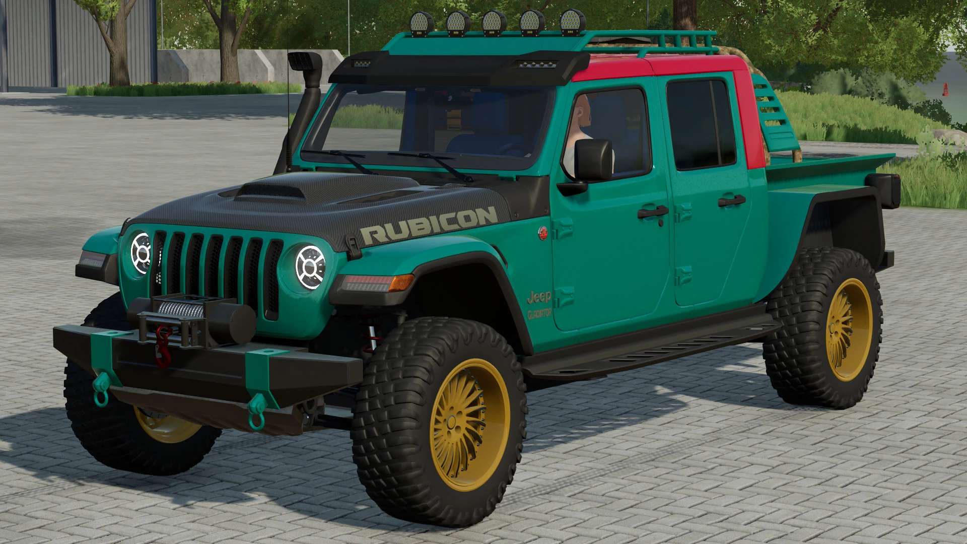 2023 Jeep Gladiator Rubicon v1.0.0.0 Car - Farming Simulator 2022 / 19 mod
