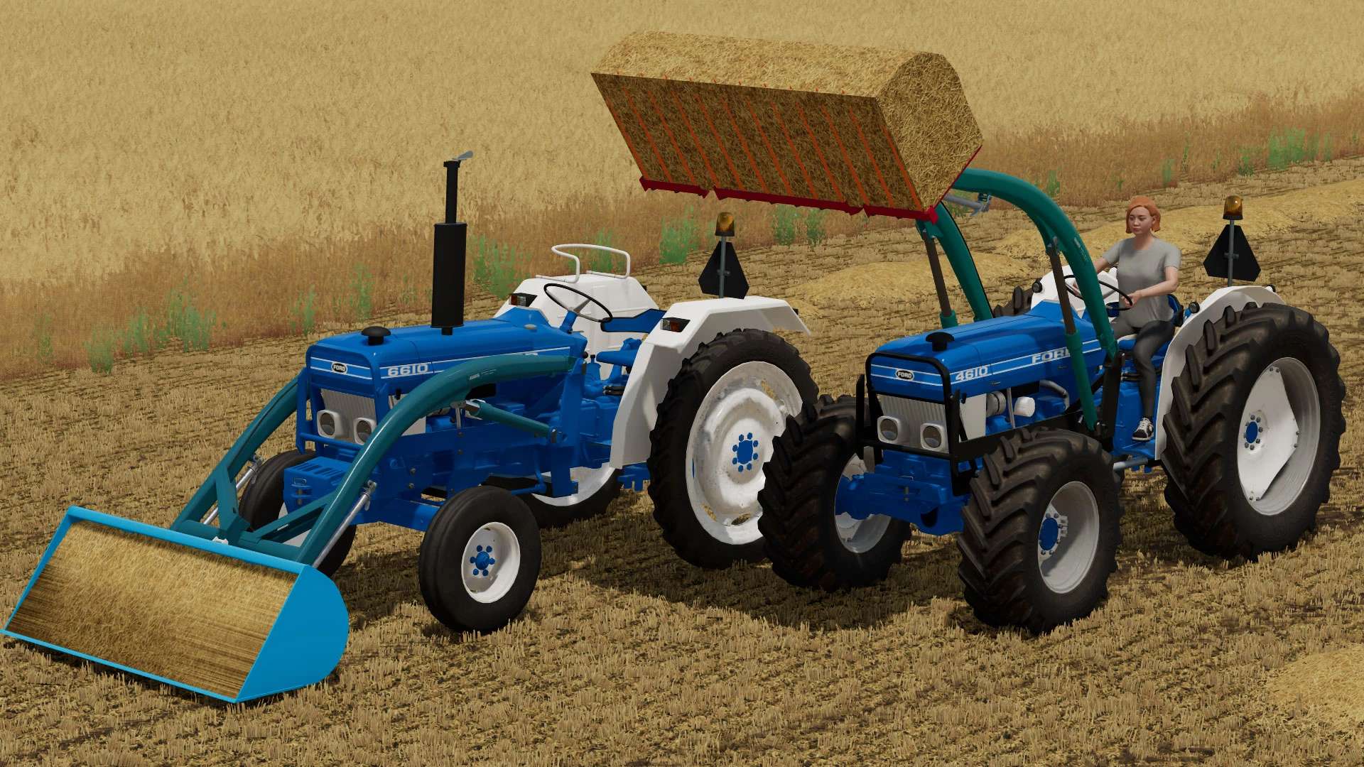 Ford 4610/7610 2WD & 4WD + Tools v1.0.0.0 Tractor - Farming Simulator ...